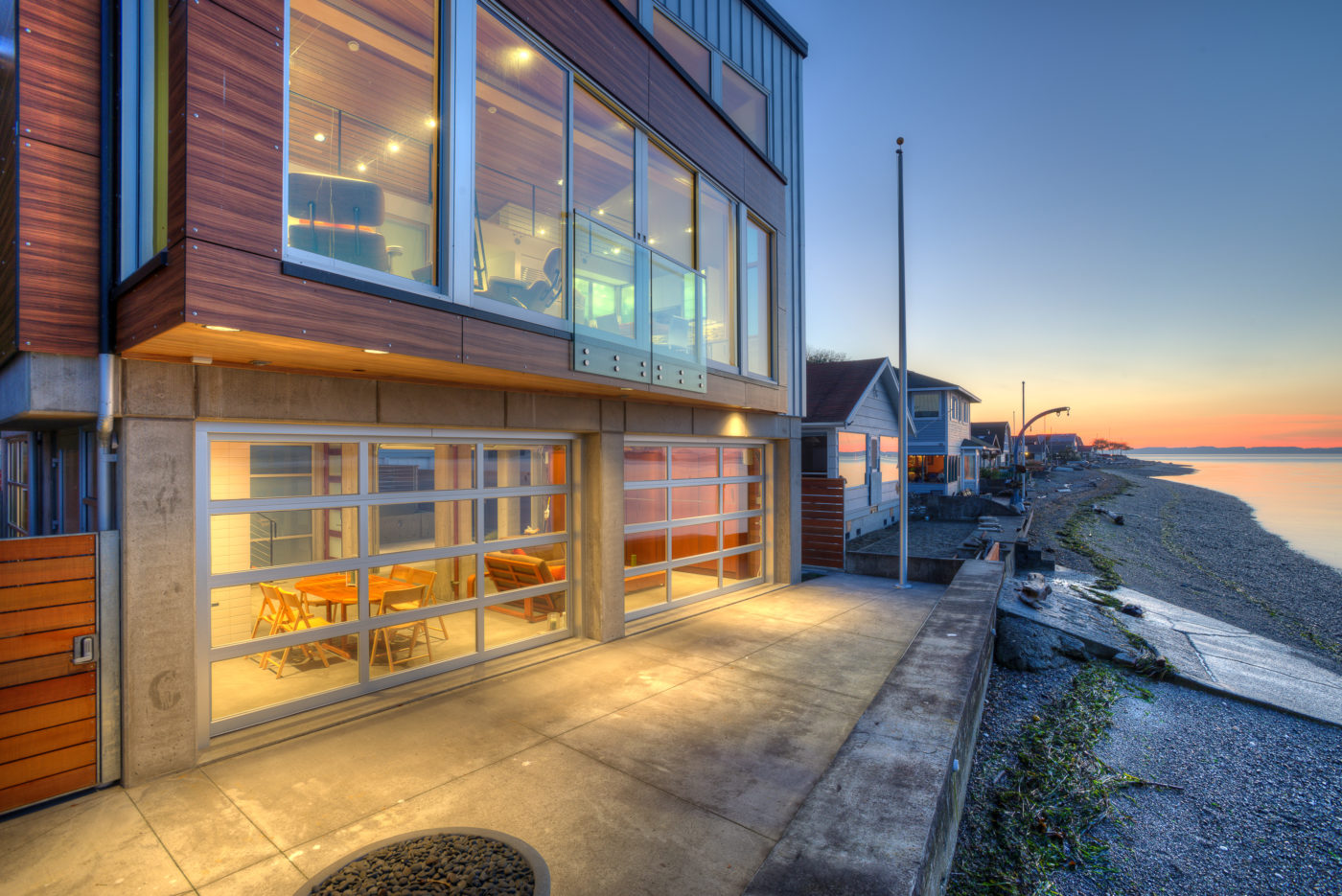 Puget Sound Waterfront Home - Home Builder Digest